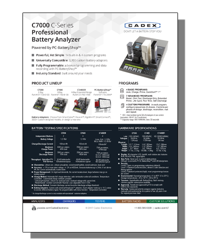Cadex C7400-C (Philips) - Cadex Four Bay C-Series Battery Analyser Configured with Philips ...